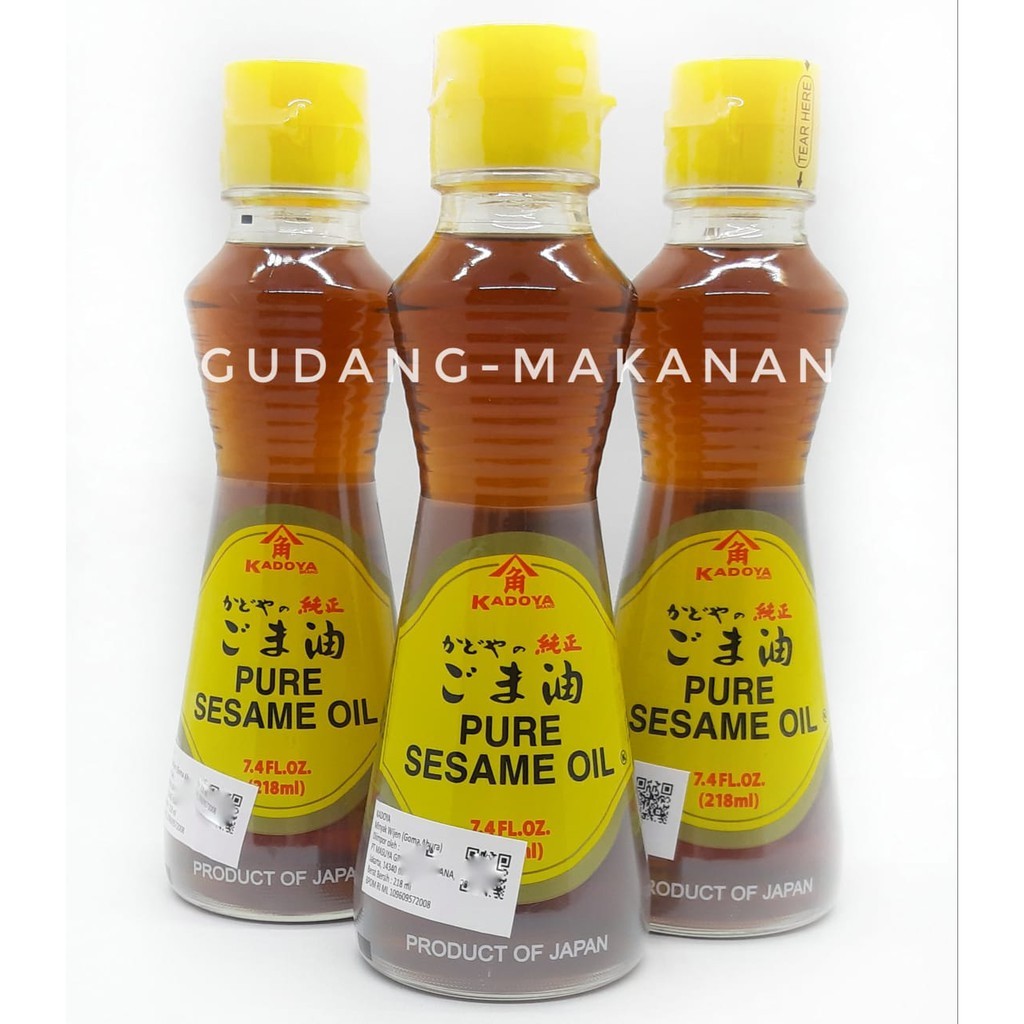 Jual Kadoya Goma Abura / Pure Sesame Oil / Minyak Wijen Jepang 218ml | Shopee Indonesia