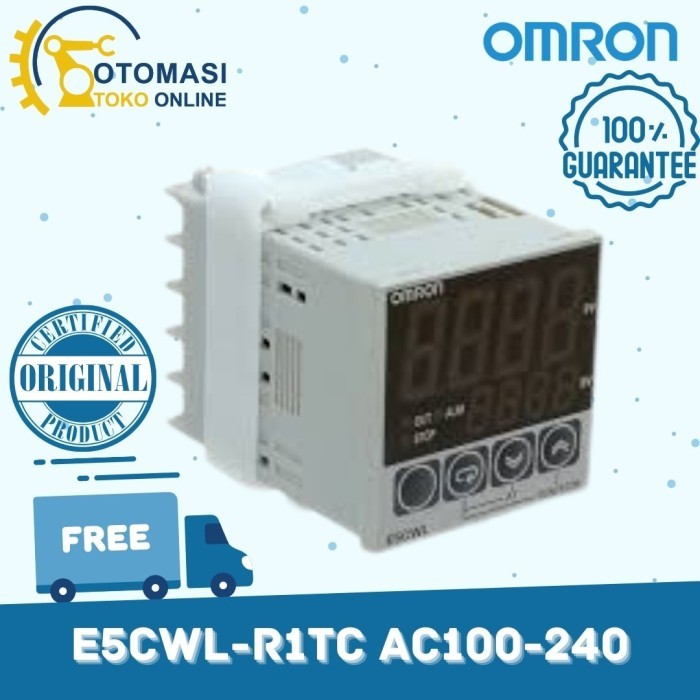 Jual Omron Digital Temperature Output Relay 48X48 E5Cwl-R1Tc Ac100-240 | Shopee Indonesia