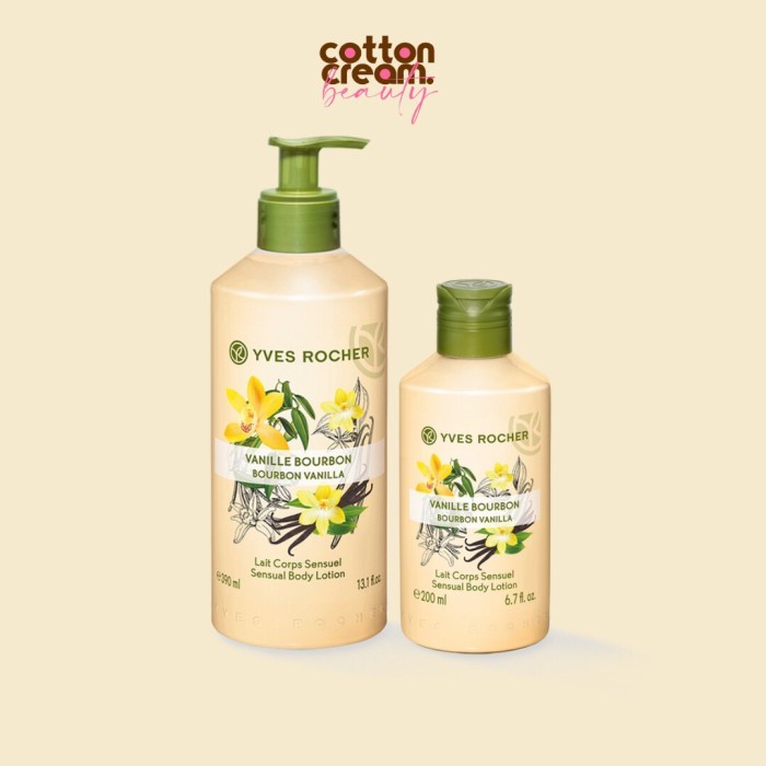 Jual Yves Rocher Sensual Body Lotion Borboun Vanilla | Shopee Indonesia