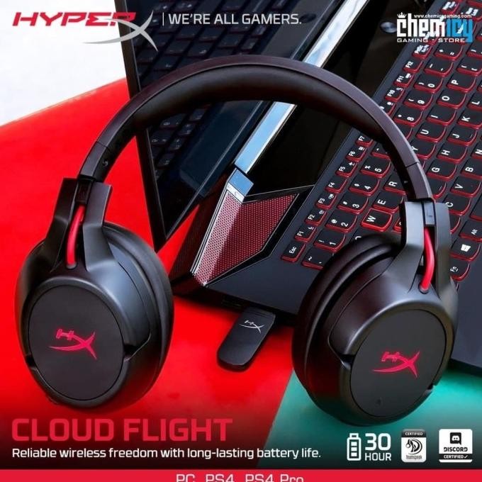 Jual Goodseries| HyperX Cloud Flight Wireless Gaming Headset | Shopee Indonesia