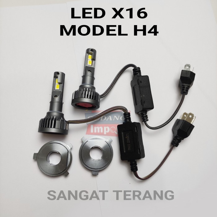 Jual Lampu Led Mobil X16 H4 H11 H7 H1 H16 Super Terang | Shopee Indonesia