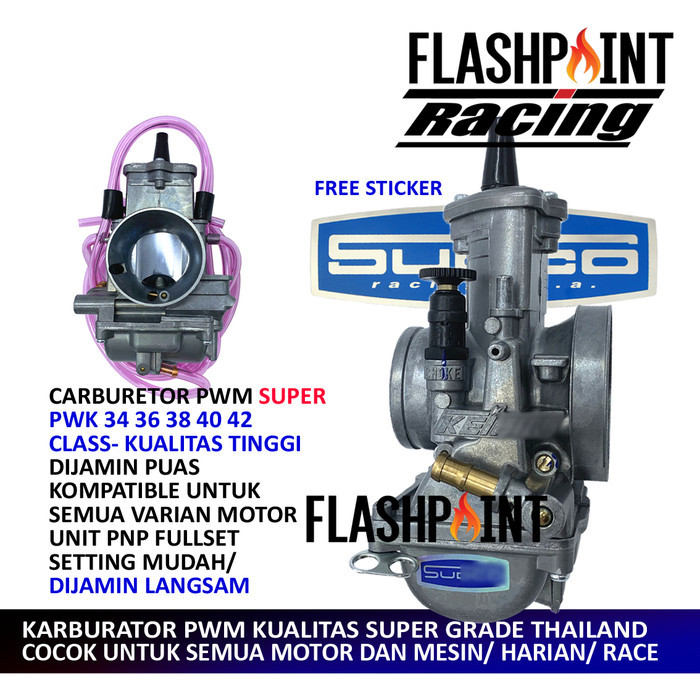Jual Karburator Pwm 34 36 38 40 42 Kabulator Karbu Carbu Karbulator Asli | Shopee Indonesia