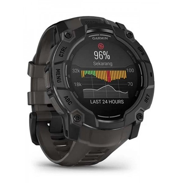 Jual Jam Tangan Pria Garmin Instinct 3 - 50mm, AMOLED Black with ...
