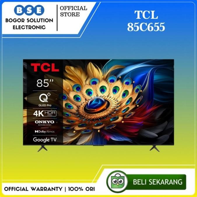 Jual TCL 85C655 Qled Pro Google TV Android TCL 85 Inch 85C655 Qled 4K ...