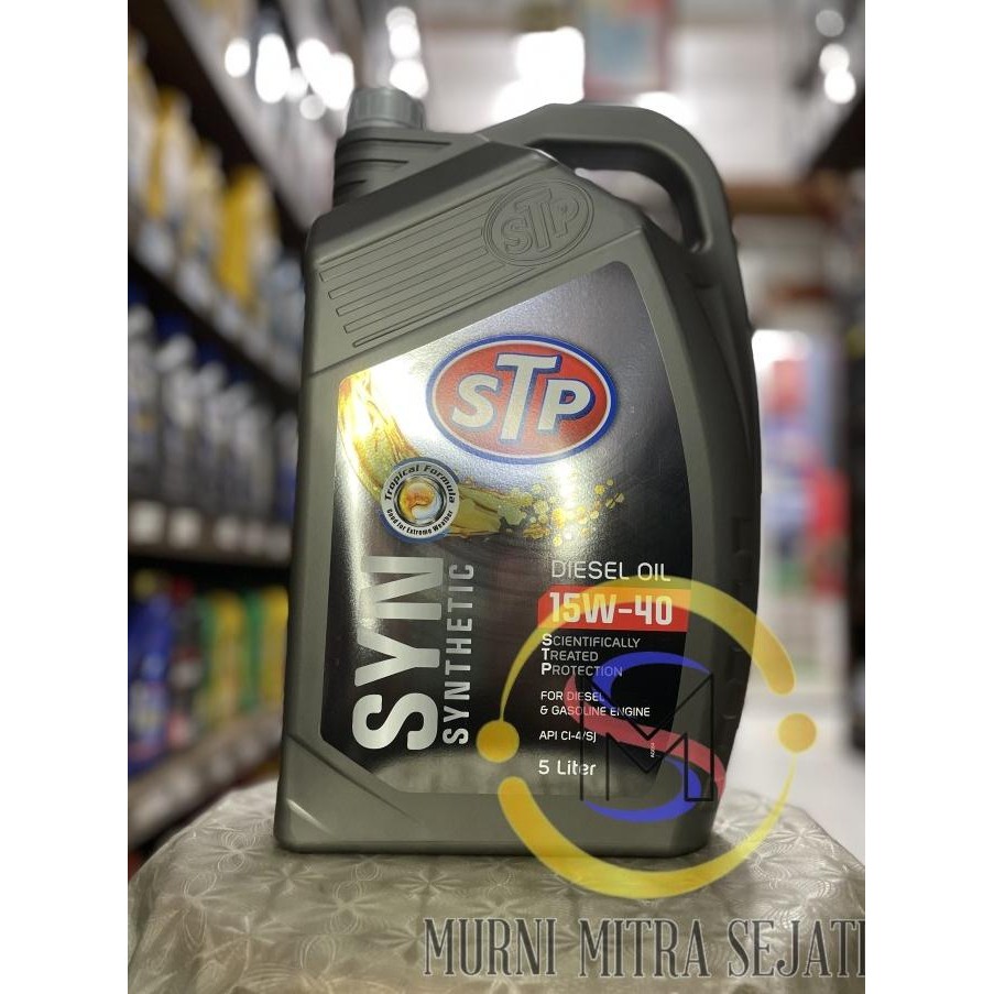 Jual STP Synthetic Diesel Oil Oli SAE 15W-40 15W40 15 W 40 Galon 5 L ...