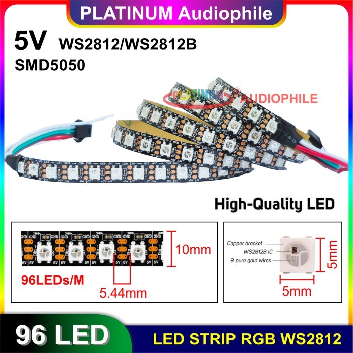 Jual Led Strip Ws2812 96Led/Meter | Shopee Indonesia