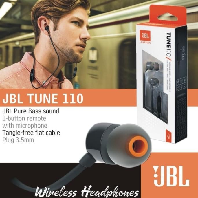 Jual JBL TUNE 110 Earphone Original | Shopee Indonesia