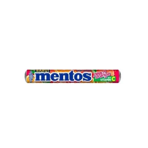Jual Mentos Peach Orange 37Gr/Pcs | Shopee Indonesia