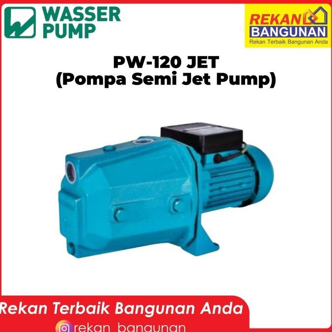 Jual Pompa Semi Jet Pump | Wasser Pw-120 Jet | Shopee Indonesia
