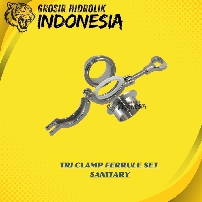 Jual 1'' FERRULE TRI CLAMP SET SANITARY STAINLESS STEEL 316 1 INCH ...