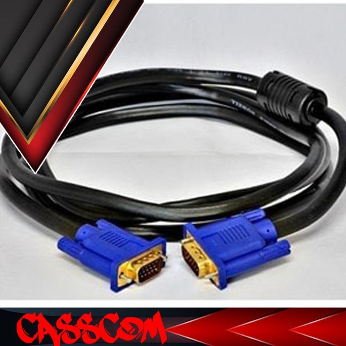 Jual Kabel Vga 10 Meter Male To Male Plat Gold | Shopee Indonesia
