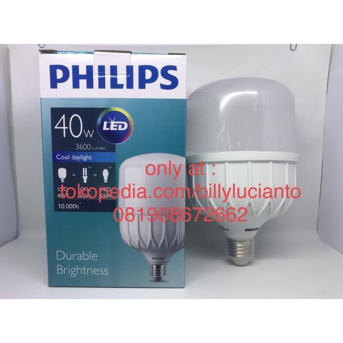 Jual SALE! LAMPU PHILIPS LED BOHLAM 40W E27 TFORCE BULB 40 WATT TRUEFORCE CORE HB | Shopee Indonesia