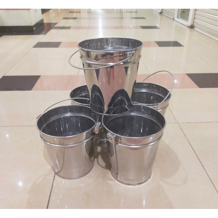 Jual Terlaris ember stainless steel besar 20 liter 15 liter 10 liter 5 ...