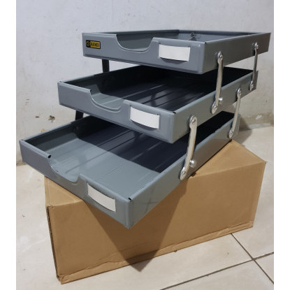 Jual Bak Surat 3 susun / Elevated Tray 3 stage ATK | Shopee Indonesia