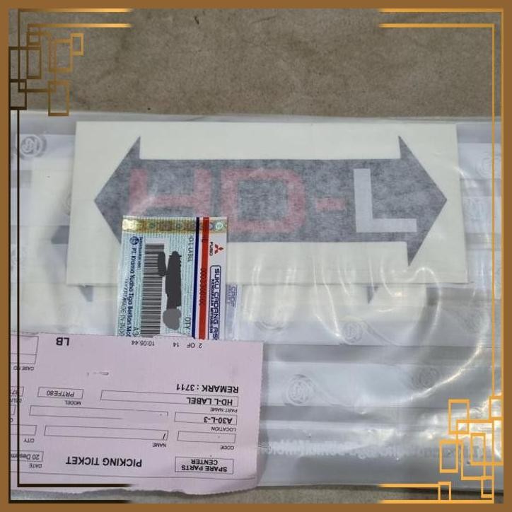 Jual [PMA] STICKER HDL ASLI MITSUBISHI CANTER | Shopee Indonesia