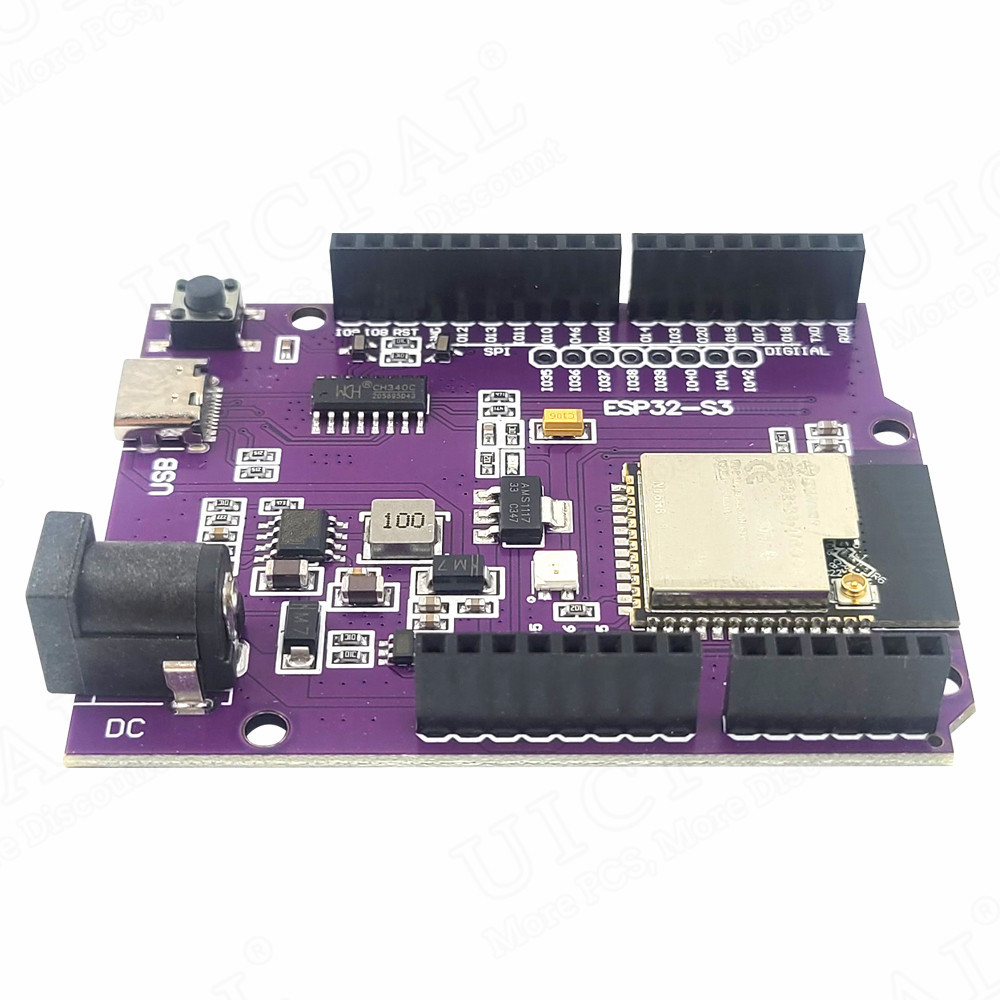 Jual CMT OFIC ESP32-S3-WROOM Development Expansion Board for Python IDE with ESP32 S3 N16R8 IPEX ...