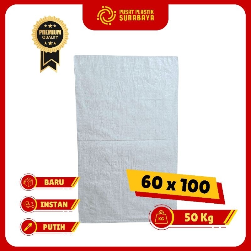 Jual Karung Plastik 50 Kg Ukuran 60 x 100 | Shopee Indonesia