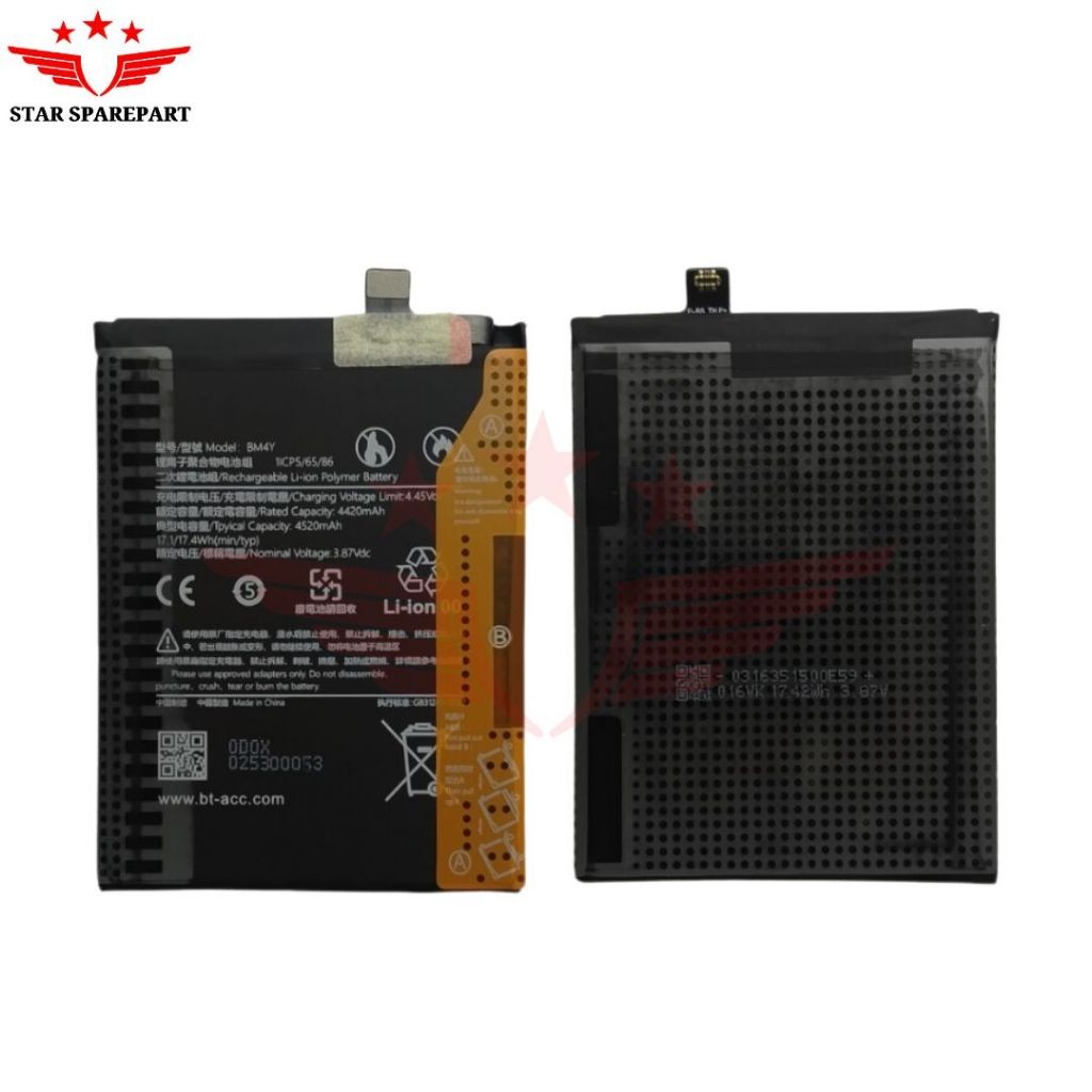 Jual BATERAI XIAOMI BM4Y / BM56 / POCO F3 / BATRE / BATTERE / BATTERY ...