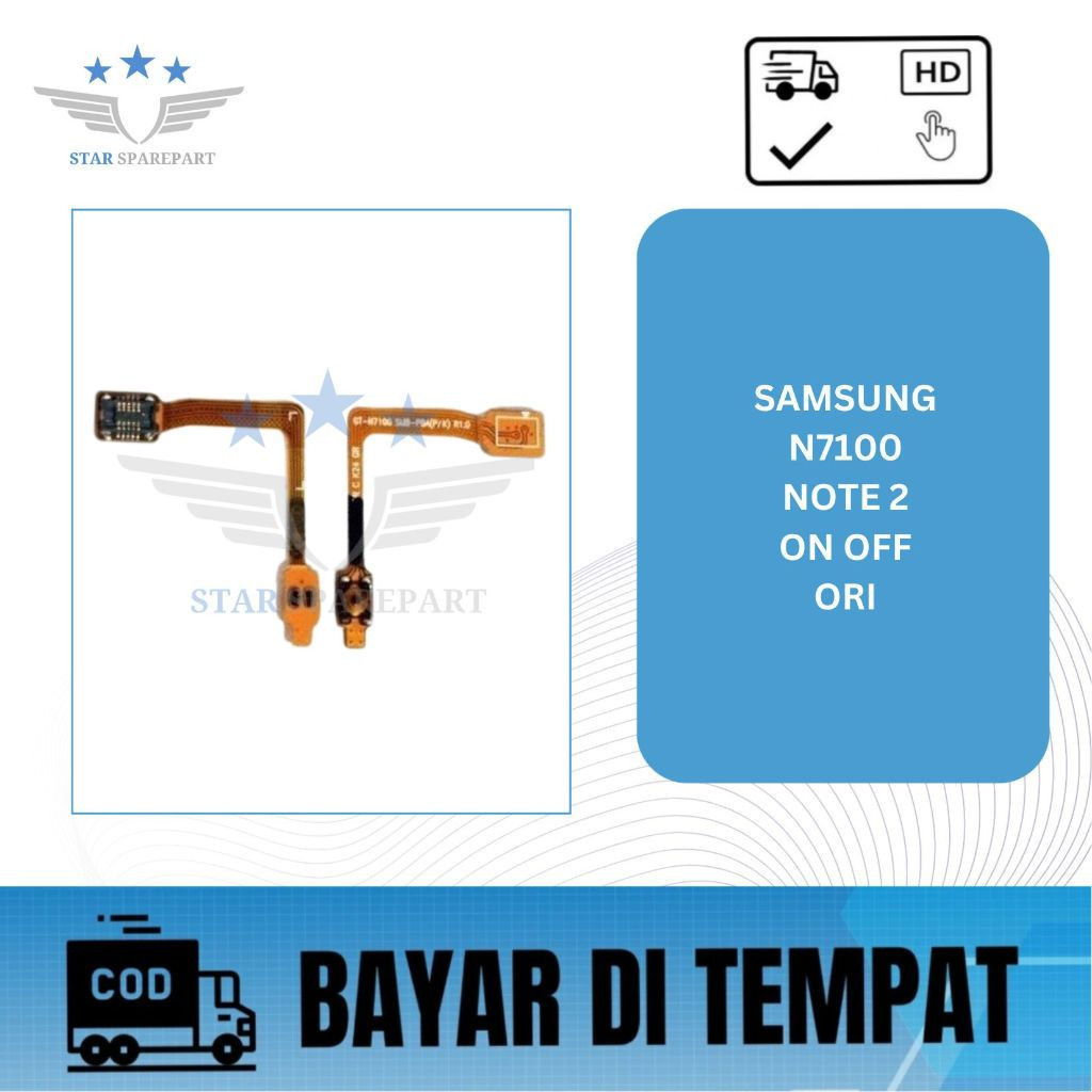 Jual FLEXIBEL SAMSUNG N7100 + ON OFF ORI (GALAXY NOTE 2) | Shopee Indonesia
