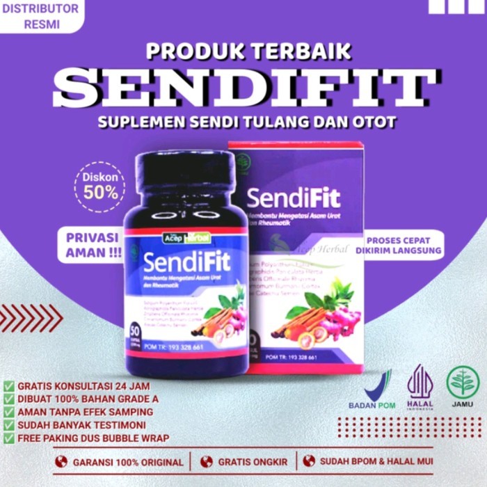 Jual ORIGINAL SENDIFIT HERBAL NYERI SENDI SARAF KEJEPIT NYERI TULANG ...