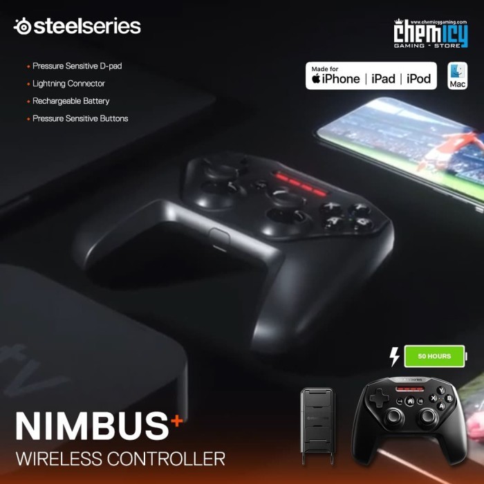 Jual Steelseries Nimbus+ / Nimbus Plus Apple Gaming Controller ...