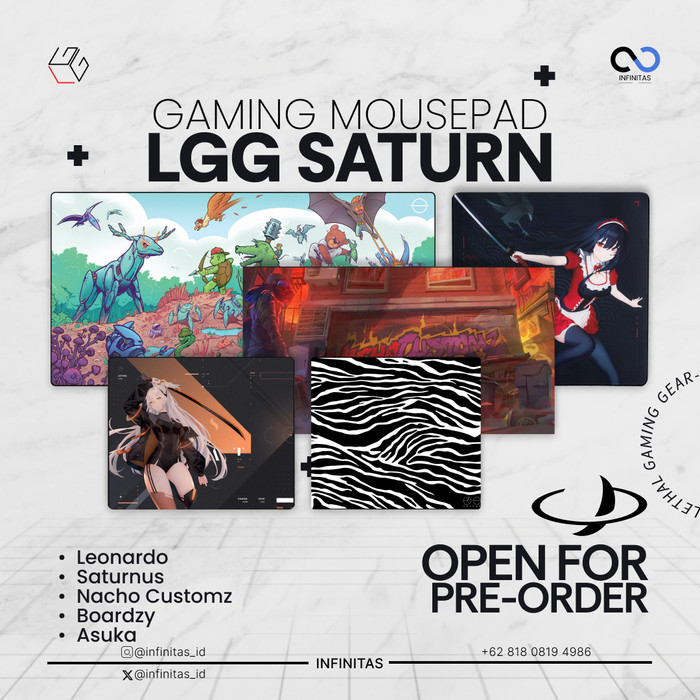 Jual Lethal Gaming Gear Saturn Artisan Gaming Mousepad (Hybrid-Control ...
