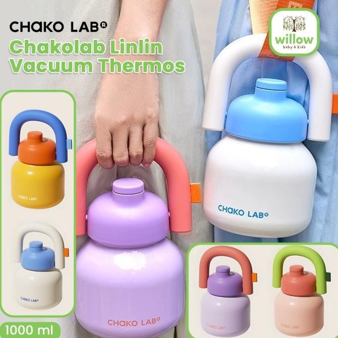 Jual ASLI THERMOS MINUM - CHAKO LAB LINLIN VACUUM THERMOS 1000ML ...