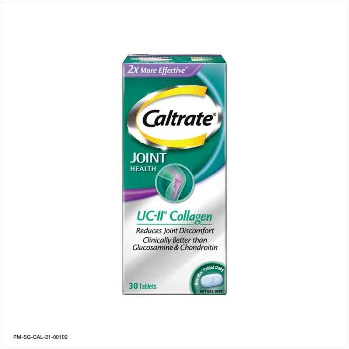 Jual Caltrate Joint Health UCII+Collagen 30 Tablets (SINGAPORE ...