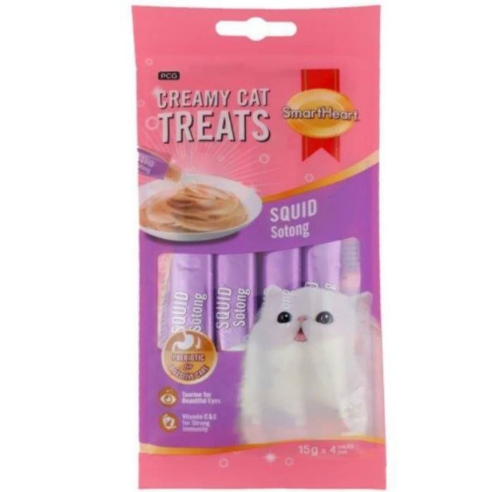 Jual Smartheart Creamy Cat Treats 60Gr All Variant - Snack Liquid ...