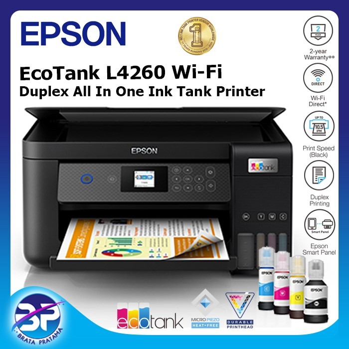 Jual Epson L4260 WiFi Duplex All In One Ink Tank Printer | Shopee Indonesia