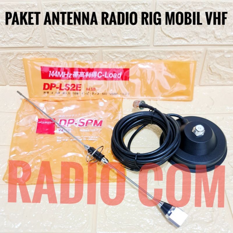 Jual PAKET ANTENA RIG MOBIL VHF DP-L2SE PLUS BRACKET MAGNET / ANTENNA RADIO RIG HT VHF DP L2SE ...
