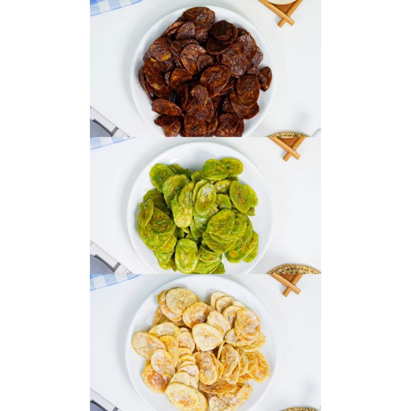 Jual Paket Lengkap Bundling 3 pcs Coklat Matcha Tiramisu/Keripik Pisang ...