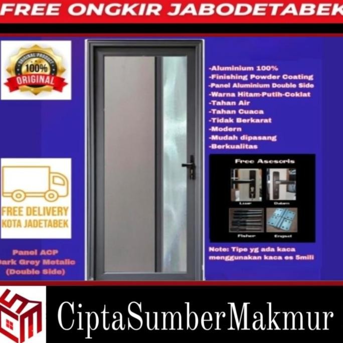 Jual Best Pintu Aluminium Acp Model Kombinasi Kaca Type-05 (Full Set ...