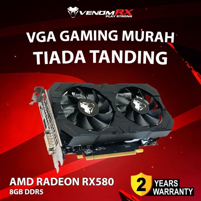 Jual VGA VenomRX AMD Radeon RX 580 8GB GDDR5 256Bit with Backplate ...