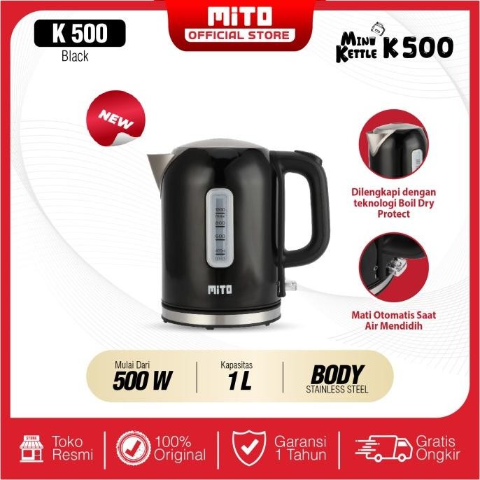Jual MITO Electric Kettle Mini K500 1L | Teko Listrik Pemanas Air ...