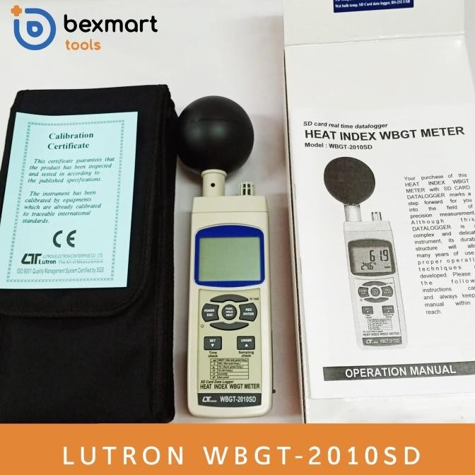 Jual LUTRON WBGT-2010SD HEAT INDEX WBGT METER/WBGT2010SD ORIGINAL DAN TERPERCAYA | Shopee Indonesia