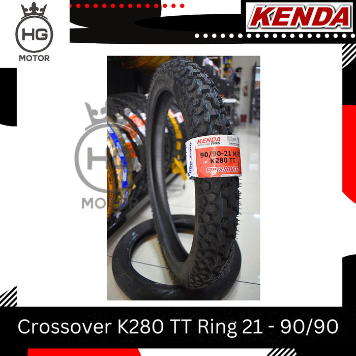 Jual BAN KENDA K280 90/90 RING 21 120/80 R18 BAN DUAL PURPOSE CRF/KLX ...