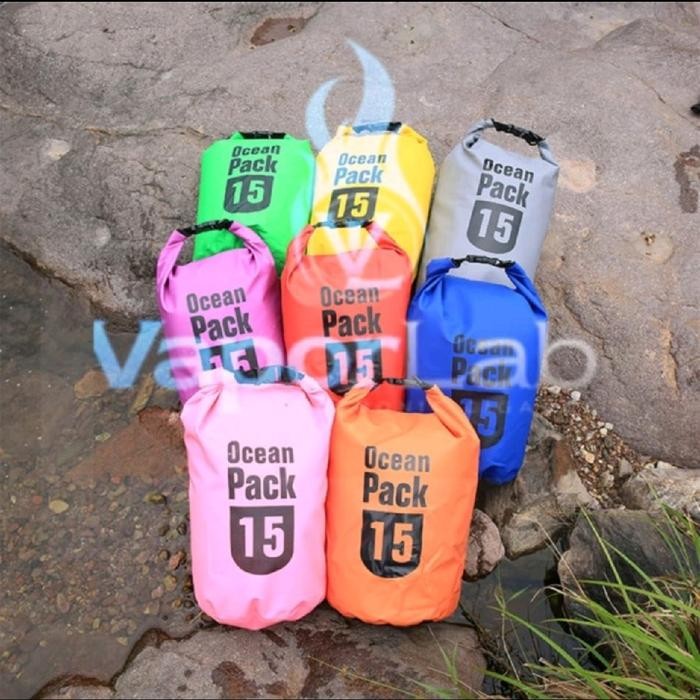 Jual DRY BAG 15L 2 STRAP RANSEL WATER PROOF BAG TAS TAHAN ANTI AIR RENANG | Shopee Indonesia