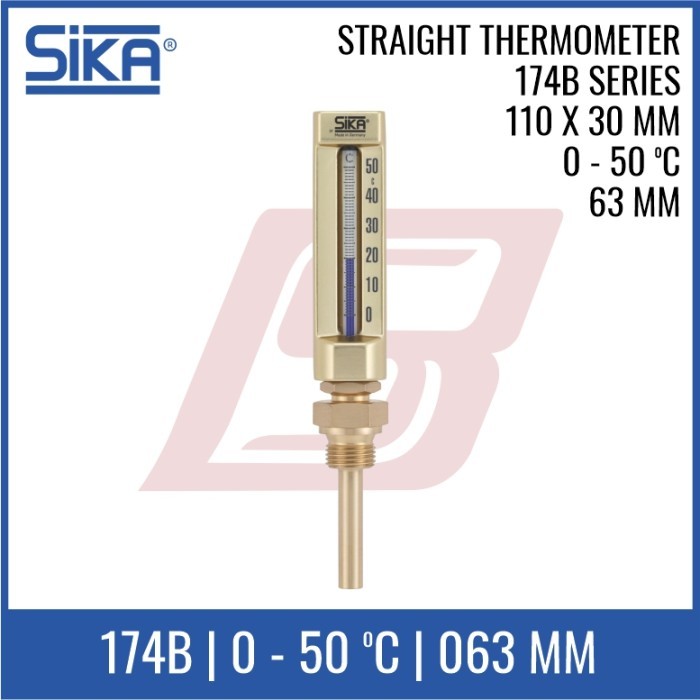 Jual SIKA Thermometer 174B 0-50 C 63mm | Shopee Indonesia
