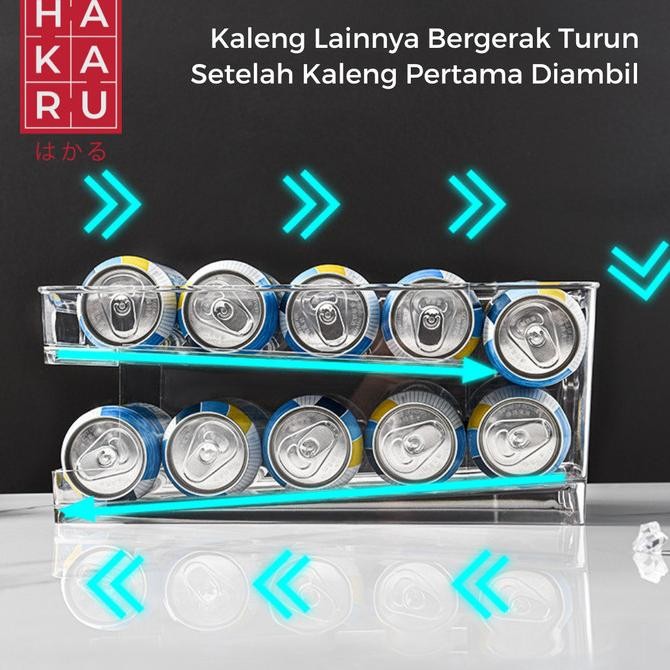 Jual Tempat Penyimpanan Minuman Kaleng Beer Soda Botol Kulkas 2 Tingkat ...
