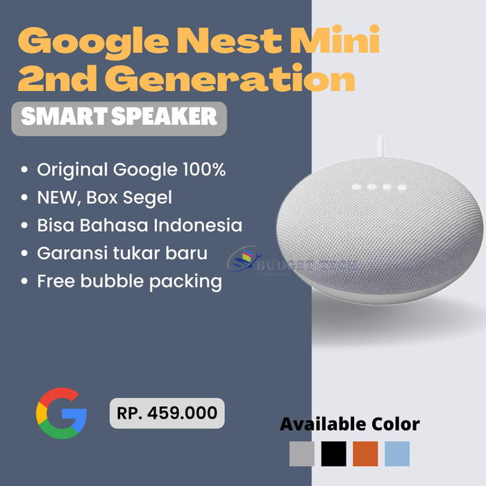 Jual Google Nest Mini 2Nd Gen Smart Speaker | Shopee Indonesia