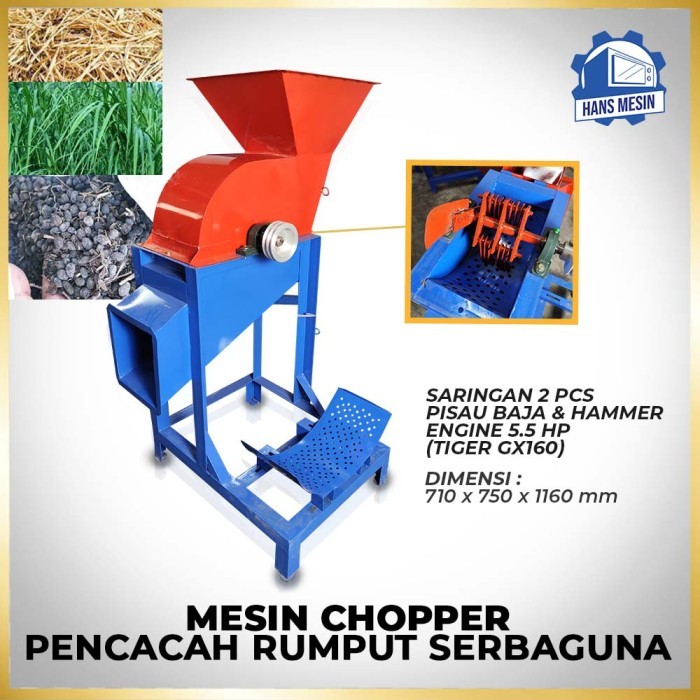 Jual MESIN CHOPPER PENCACAH RUMPUT MULTIFUNGSI (LOKAL) | Shopee Indonesia
