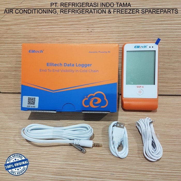 Jual ELITECH GSP-6 Temperature Recorder Humidity Data Logger Suhu GSP6 ...