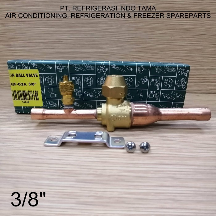 Jual BALL VALVE REFRIGERANT + PENTIL SCV-11-3S 3/8" | Shopee Indonesia
