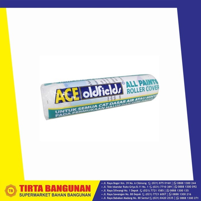 Jual ACE OLDFIELDS ROL CAT KUAS ROL REFIL 230 MM | Shopee Indonesia