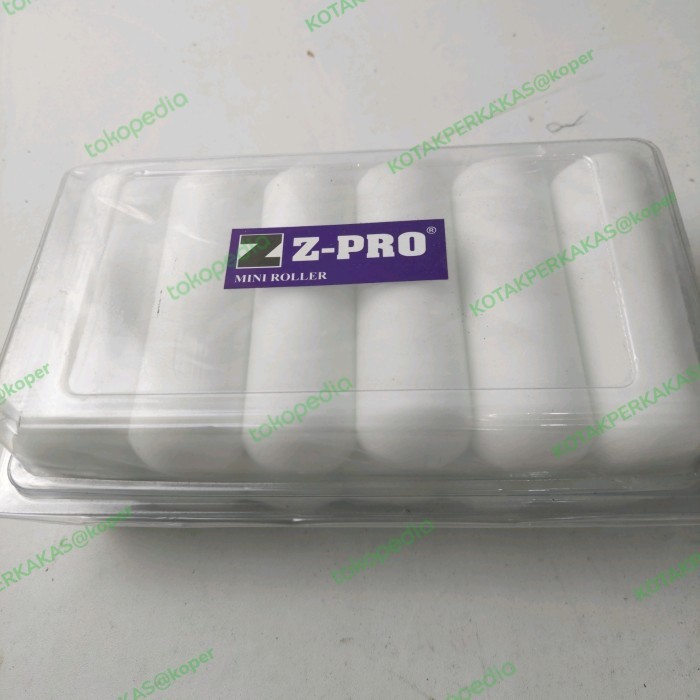 Jual Isi Refil Busa Kuas Rol Kapal Cat Minyak 4" inch ZPRO per 12 pcs | Shopee Indonesia