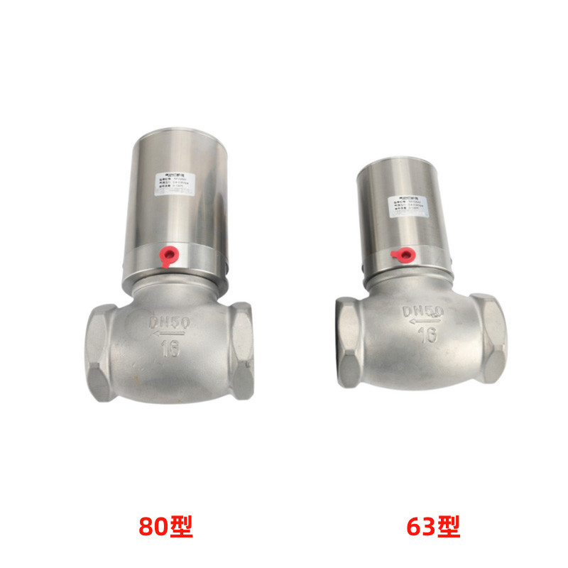 Jual ESKO SS304 T-Type Y Type Cylindrical Pneumatic Angle Seat Valve ...