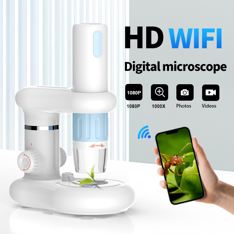 Jual New WiFi Digital Microscope 50X-1000X Magnification Portable ...