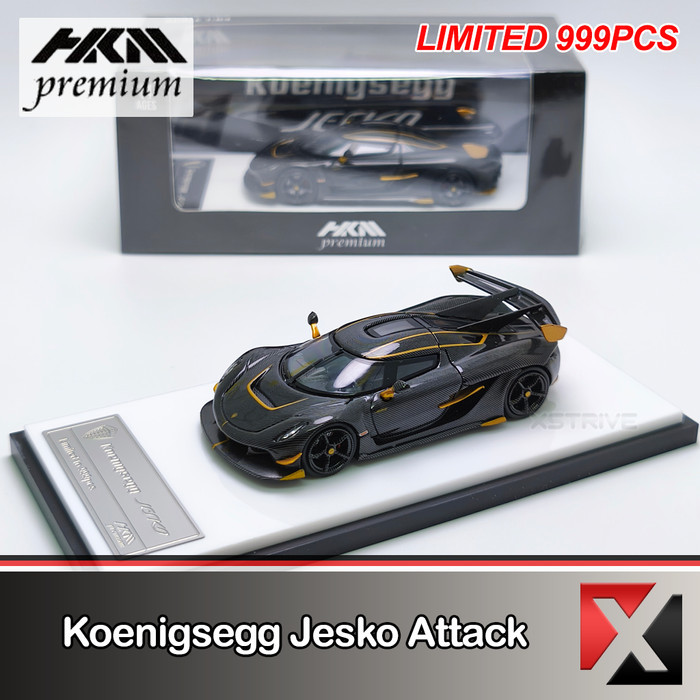Jual HKM Premium 1:64 Koenigsegg Jesko Attack Full Carbon Gold | Shopee ...