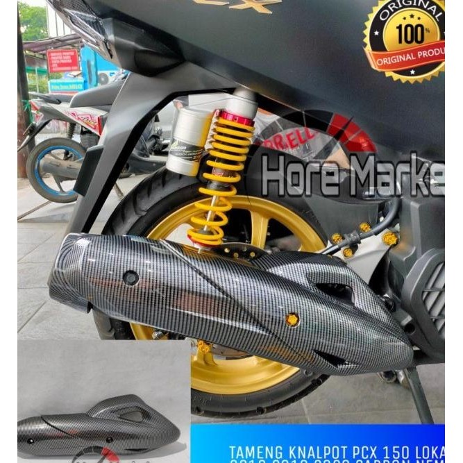 Jual Cover Nalpot Pc 150 Loal Carbon Nemo Tutup Pelindung Nalpot Pc ...